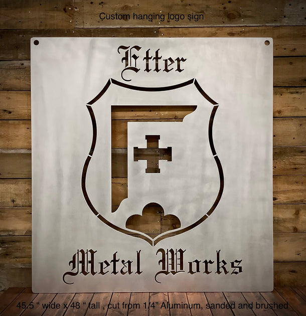 Custom Company, Organization logo signs – I-80 Metal Art