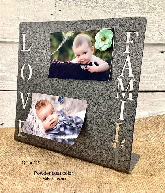 Love Family picture frame- N4 – I-80 Metal Art
